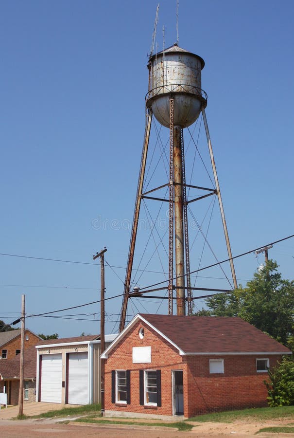 Historic Buildings in Rural Small Texas Town Stock Photo - Image of ...