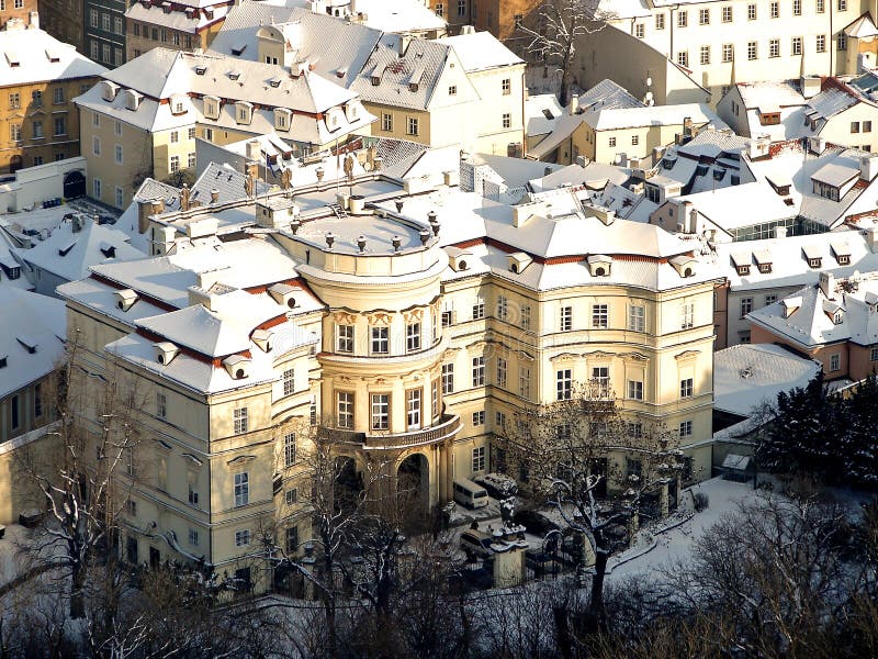 Historic Buildings In Winter Picture. Image: 1834768