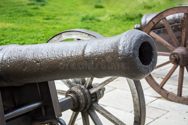 Historic cannons stock photo. Image of armory, historical - 73775278