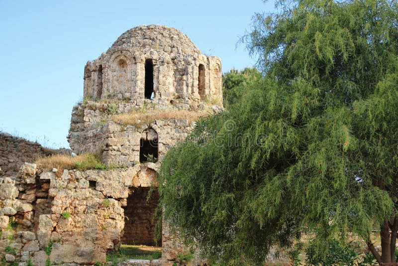 Historic Castle in Alania stock photo. Image of tourism - 16626918