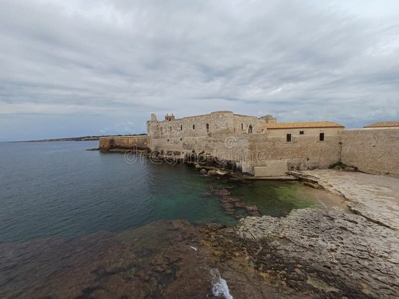 Historic Castle on Beautiful Sea Stock Photo - Image of beasea ...