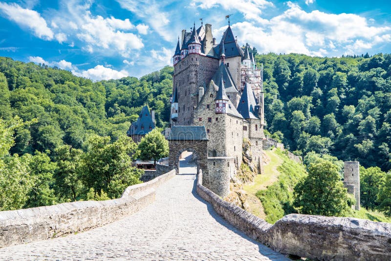 The Historic Castle Eltz in the Eifel Editorial Image - Image of ...