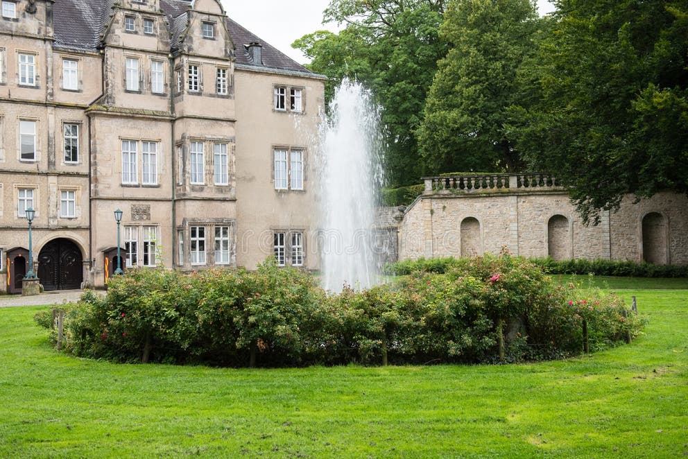 Historic Castle in the Town of Detmold Stock Photo - Image of ...
