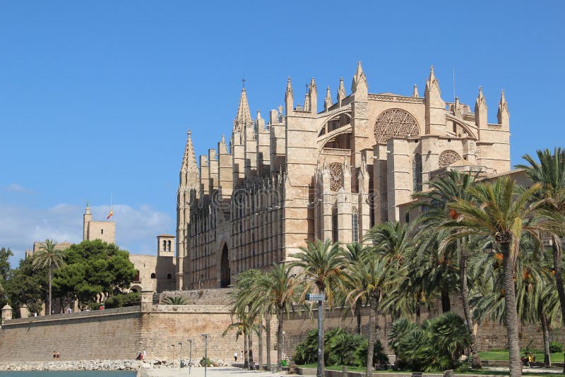 Cathedral in Palma De Majorca Stock Photo - Image of palma, majorca ...