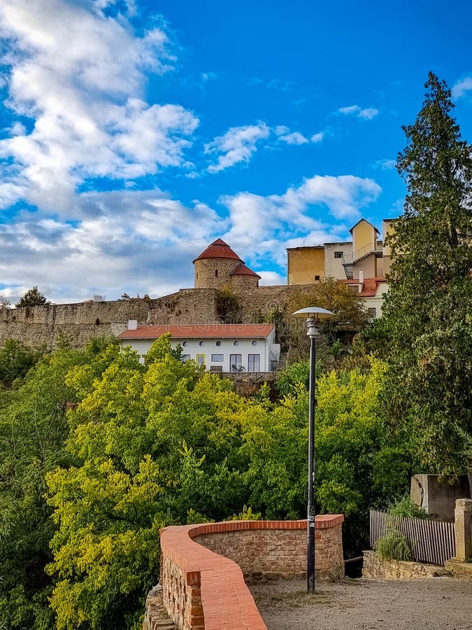 The Historic Center of the City, Znaim, Czech Republic Stock Image ...