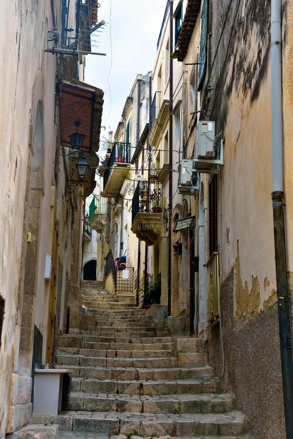 Scicli Sicily Italy stock photo. Image of baroque, tourism - 261534788