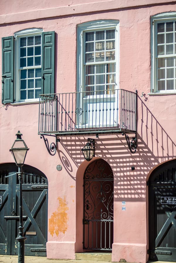 Historic Charleston South Carolina Downtown Scenery Editorial ...