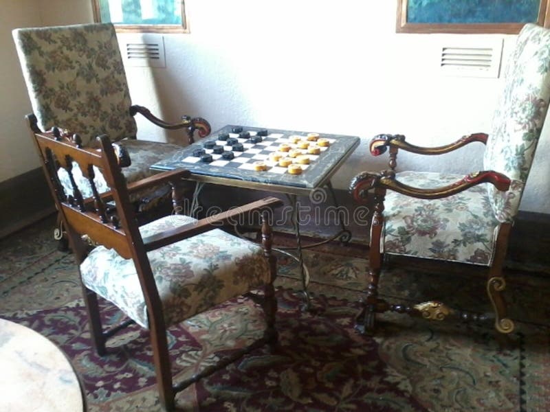 Historic Checkers Table editorial photo. Image of courner - 115907046