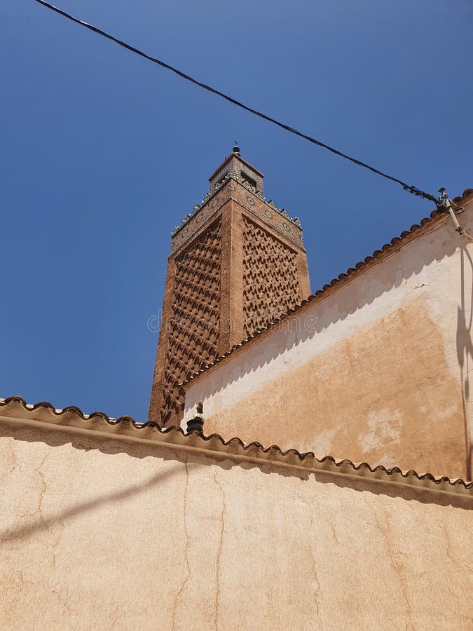 Historic chimney mosque stock image. Image of landmark - 255432515