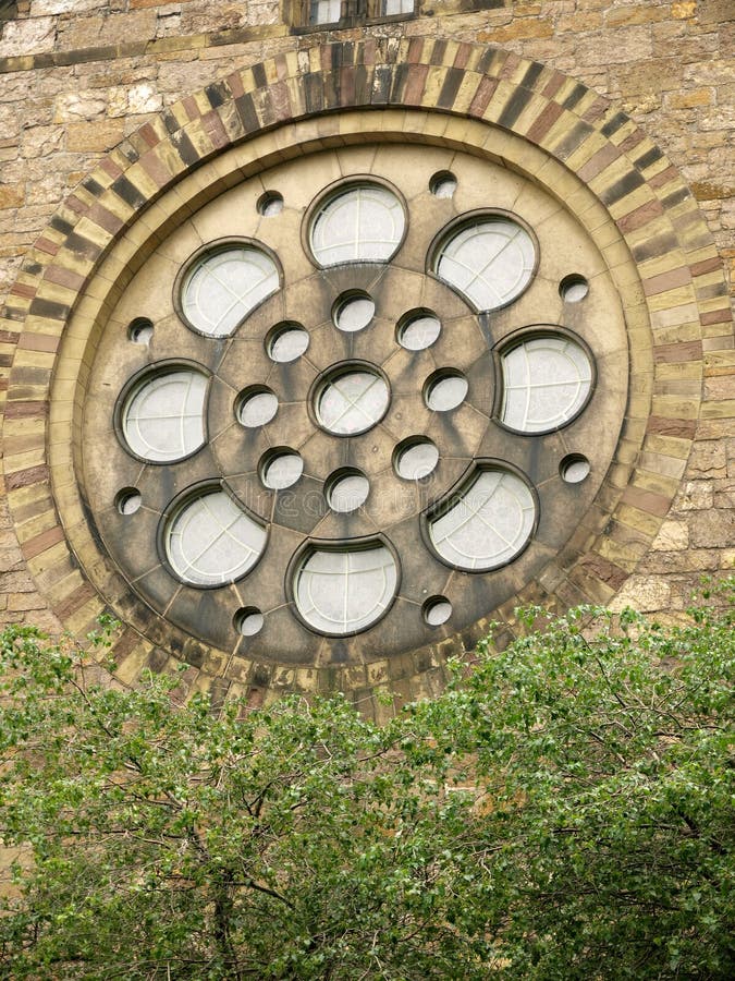Historic Church Stone Circle Design Stock Image - Image of religious ...