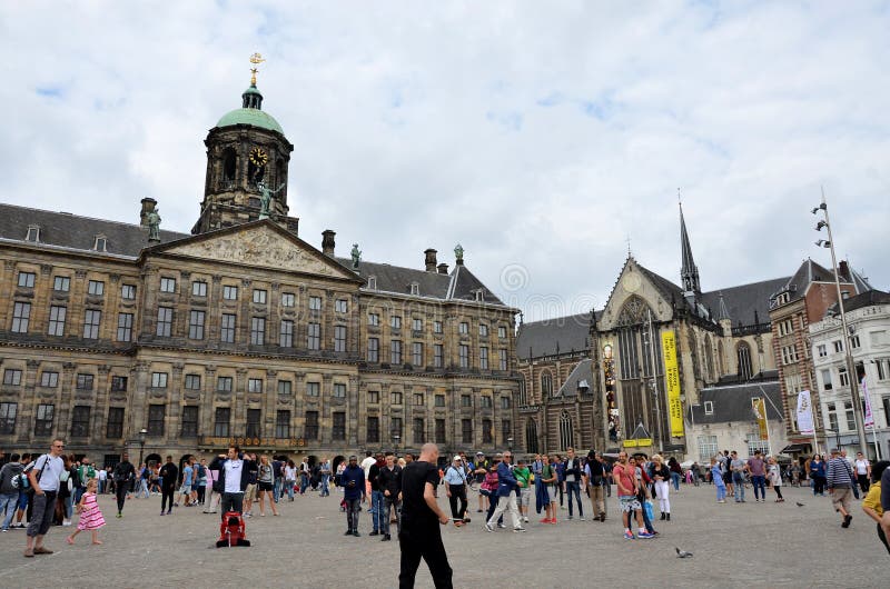 The Historic City of Amsterdam Editorial Image - Image of building ...