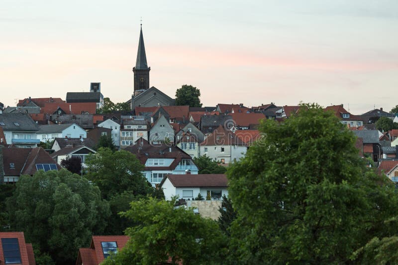 Historic City Gruenberg Hessen Germany Stock Image - Image of hesse ...