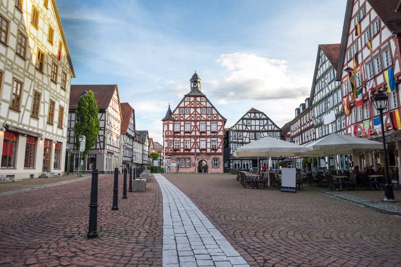 Historic City Gruenberg Hessen Germany Editorial Image - Image of ...