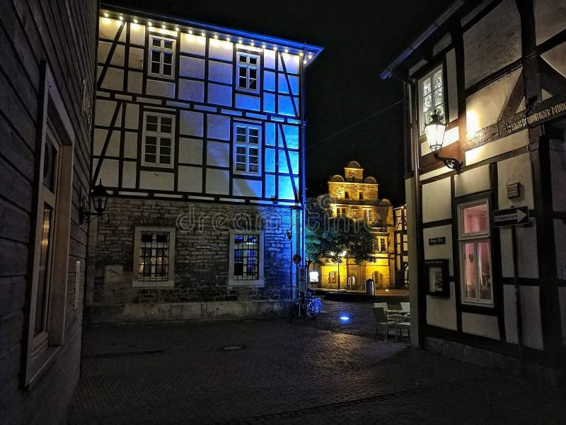 Historic City, Rinteln editorial photography. Image of kirchplatz ...