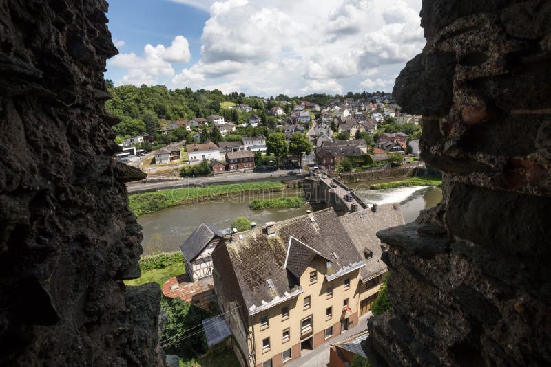 Historic City Runkel Hessen Germany Stock Image - Image of village ...
