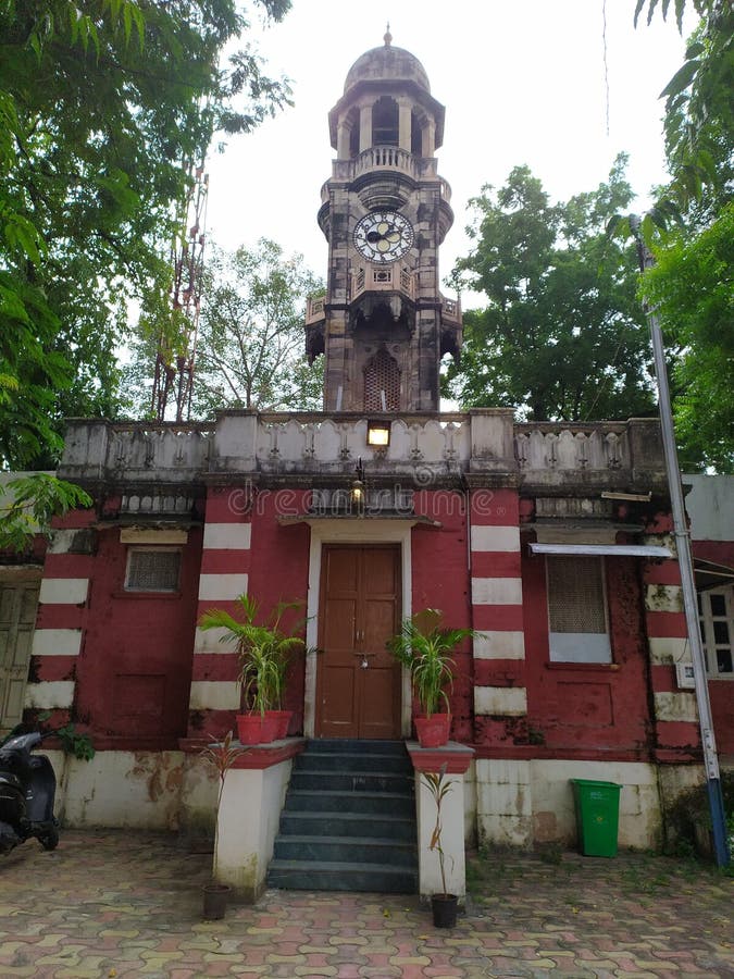 Historic Clock Tower in India Editorial Stock Photo - Image of building ...