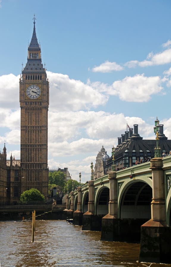 Historic Clock Tower Stands Alone in London Stock Image - Image of ...