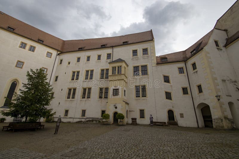 The Historic Colditz Castle Overlooking the Town of Colditz Editorial ...