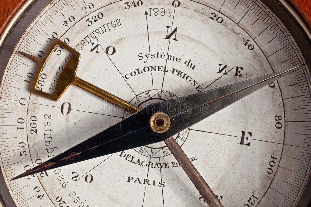 Historic compass stock image. Image of orientation, direction - 23933523