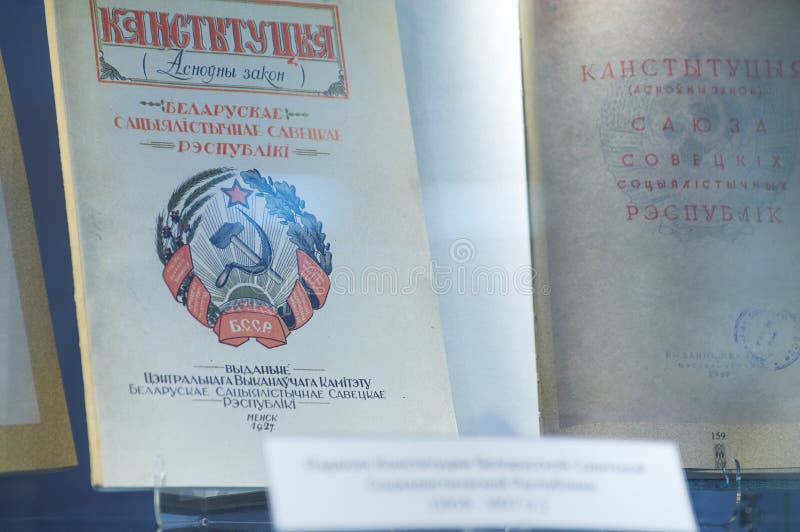 Historic Constitutions of Belarus and the Soviet Union Editorial ...