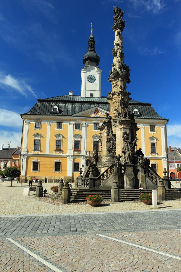 Historic core of Policka editorial photography. Image of hall - 33510522