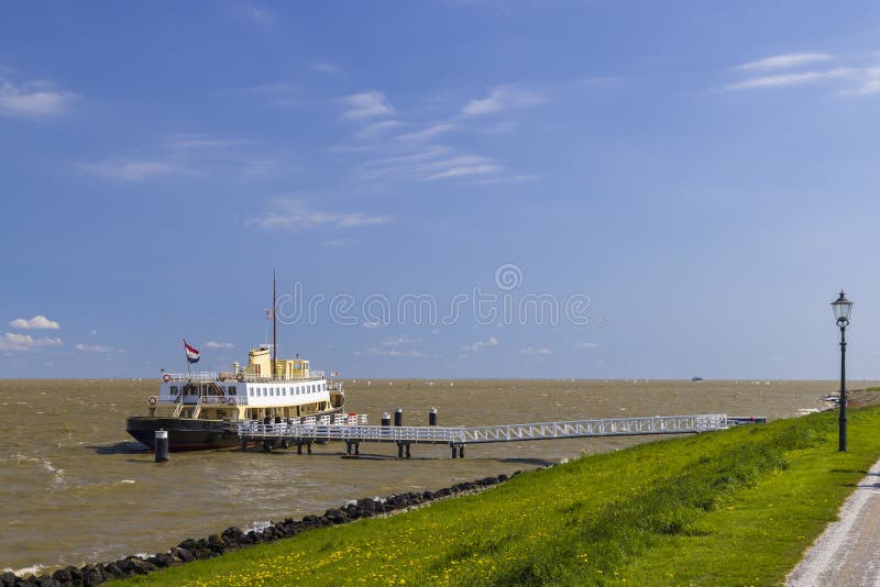 Historic Cruise Ship, Medemblik, the Netherlands Stock Image - Image of ...