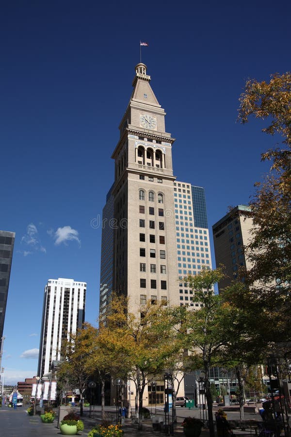 Historic D&F Clocktower - Denver Stock Photo - Image of denver ...