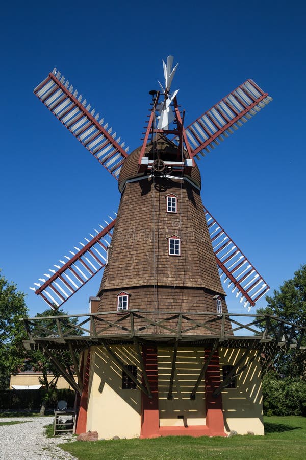 Historic Danish Windmill stock photo. Image of scenic - 57950948