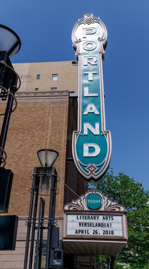 Portland, Oregon, Sign stock image. Image of neon, portland - 23663885