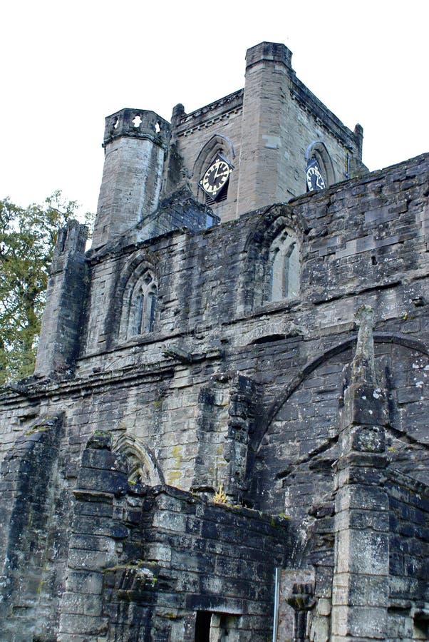Historic Dunkeld Cathedral in Scotland Stock Image - Image of medieval ...
