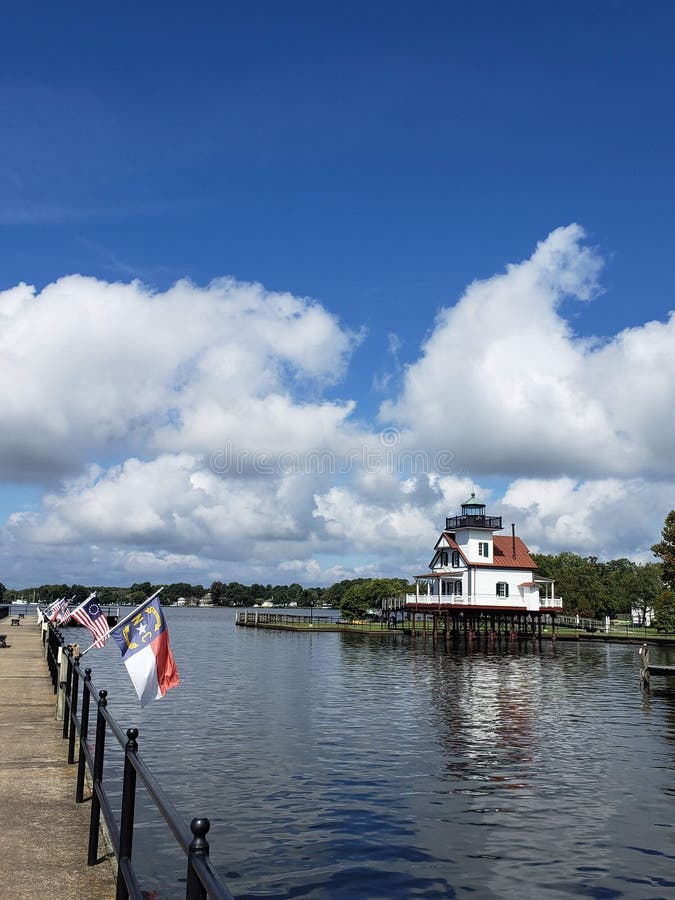 Edenton Lighthouse stock photo. Image of south, north - 172787534