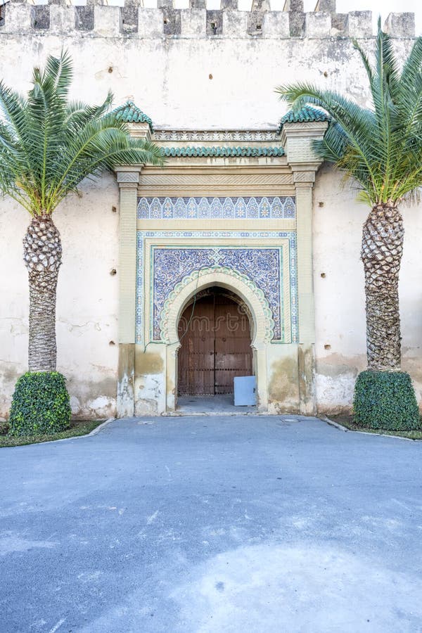 Historic Gate in Meknes, Morocco Stock Photo - Image of moroccan ...