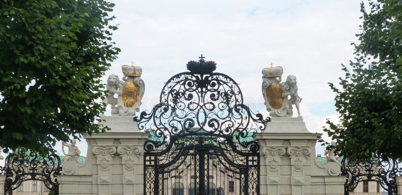 Historic Gate in Vienna Austria Stock Image - Image of austria, city ...