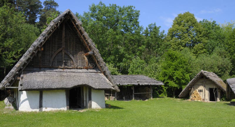 Historic Germanic Village stock photo. Image of history - 21856072