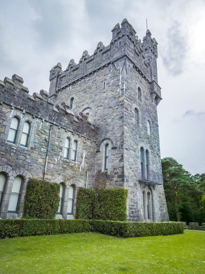 The Historic Glenveagh Castle, Donegal in Ireland Stock Image - Image ...