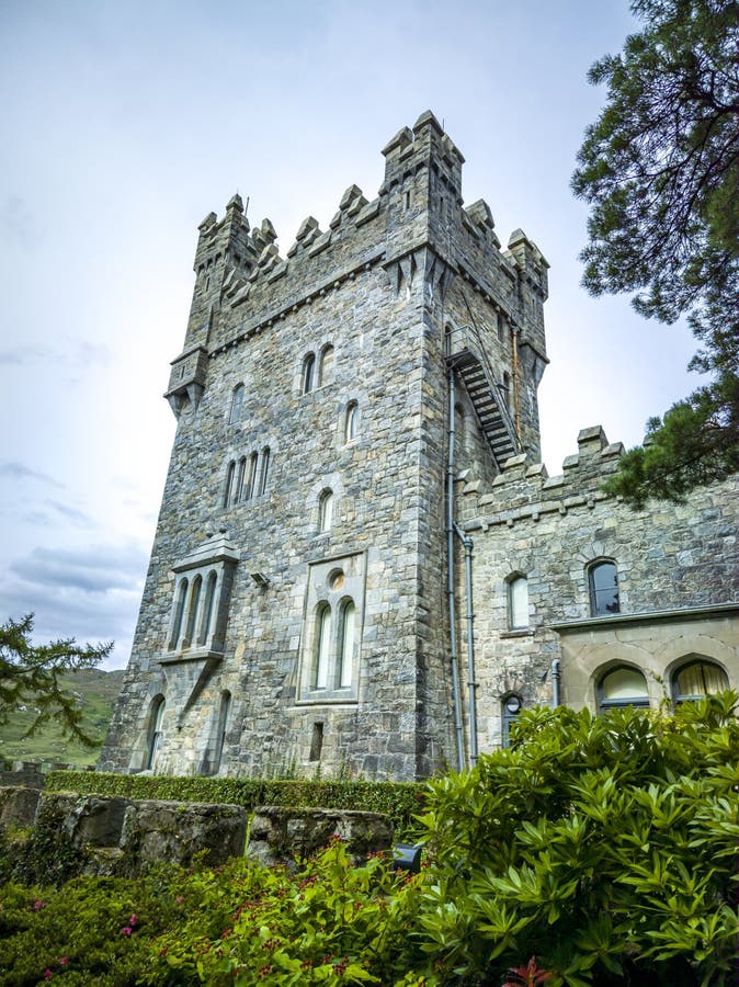The Historic Glenveagh Castle, Donegal in Ireland Stock Photo - Image ...