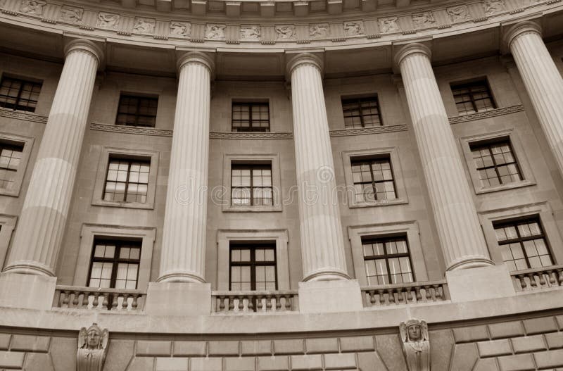 Historic Government Building Stock Image - Image of exterior, cylinder ...
