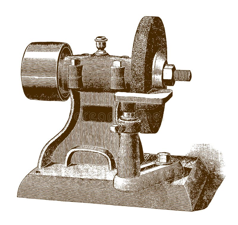 Grinding Machine Vector Logo Design Template Stock Vector ...