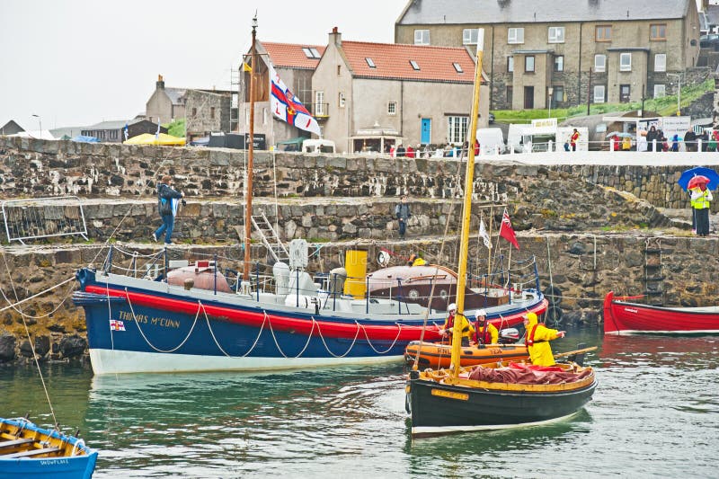 The Historic Harbor at Portsoy Editorial Stock Photo - Image of ...