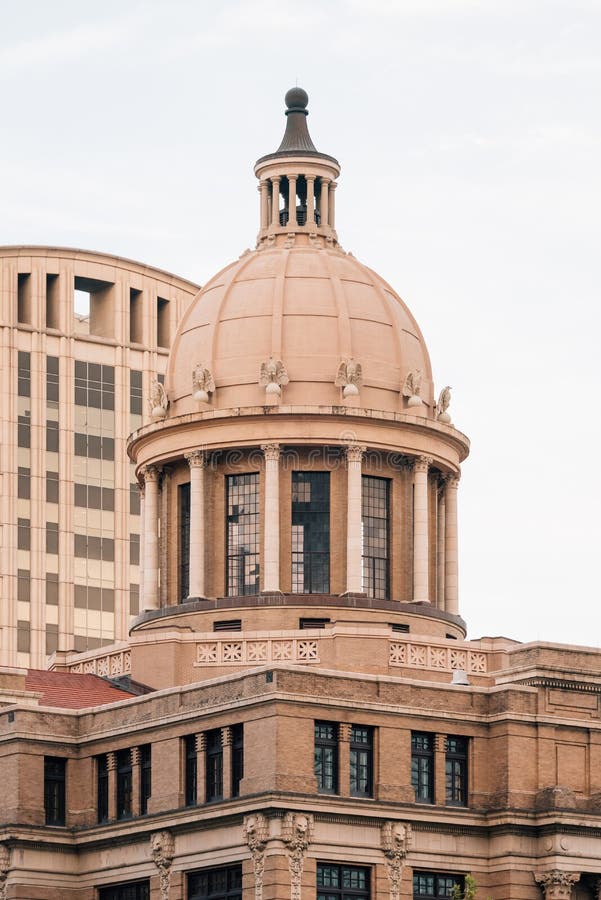 The Historic 1910 Harris County Courthouse, in Downtown Houston, Texas ...