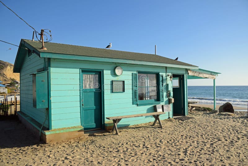 Historic Home In The Crystal Cove State Park. Stock Image - Image of ...