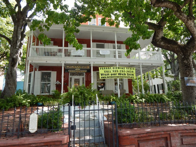 Historic House of Key West Island in Florida Editorial Stock Image ...