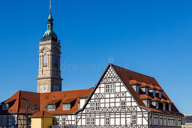 Historic Houses of Eisenach in Thuringia Editorial Photo - Image of ...