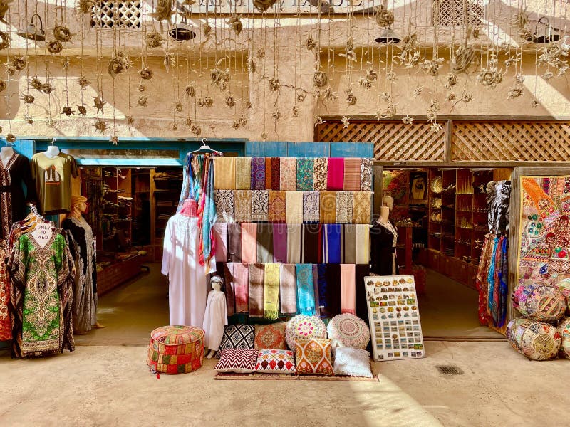 Historic L-Seef Souk in Dubai, UAE Editorial Photography - Image of ...