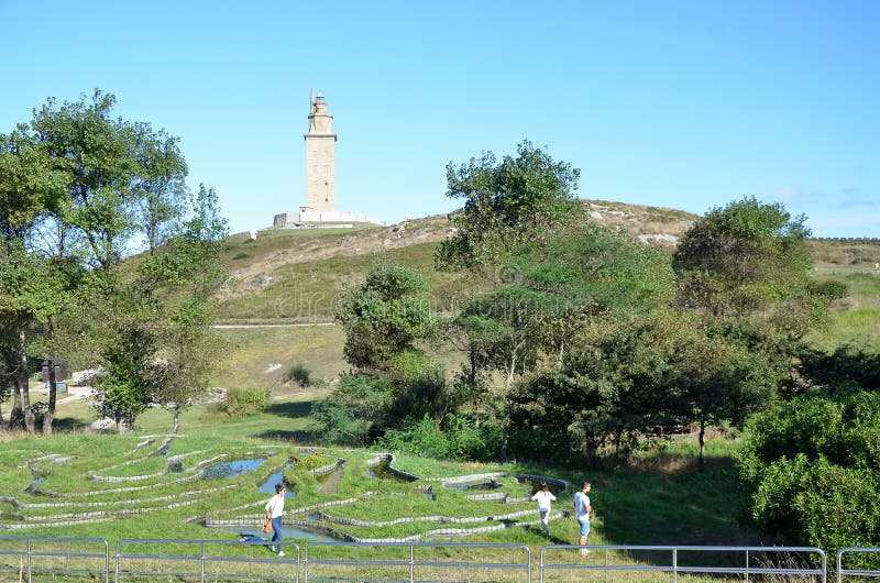 Historic Lighthouse in Spain Editorial Photography - Image of historic ...
