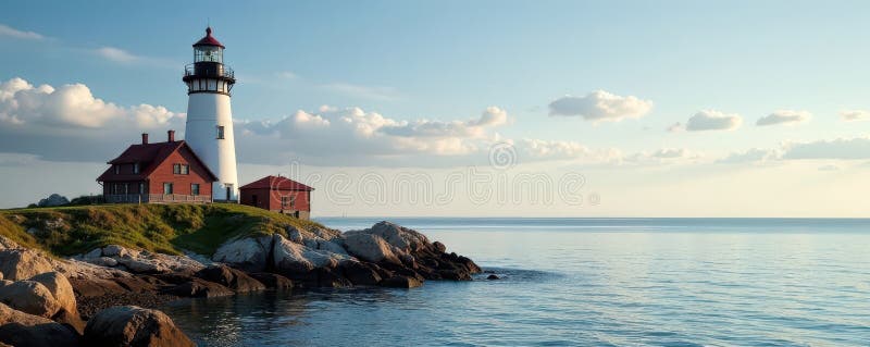 Historic Lighthouse Stands Serene, Duluth Harbor S Still Waters Reflect ...