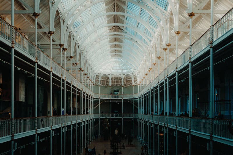 Historic Lobby of the National Museum of Scotland Editorial Image ...
