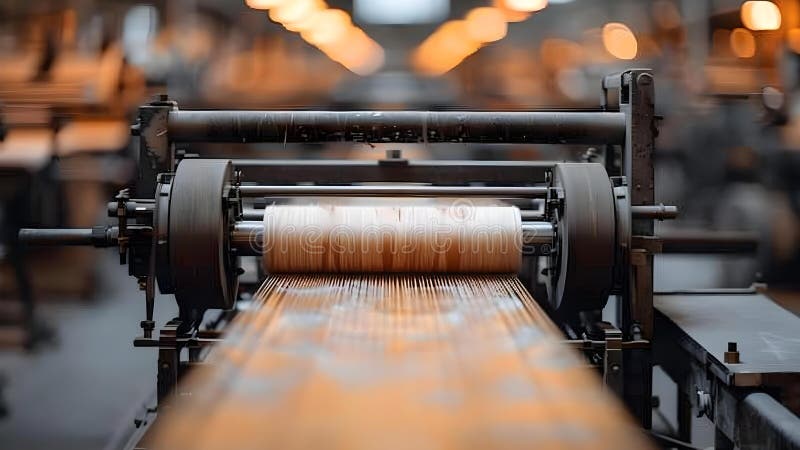 Historic Loom in Textile Factory Illustrates Evolution of Textile ...