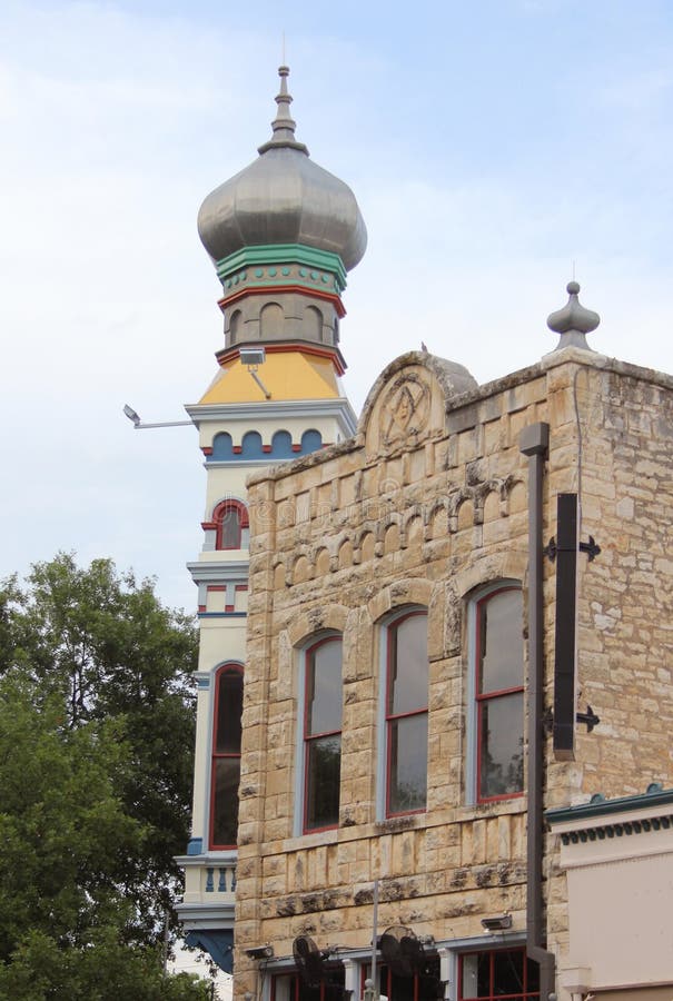 Historic Mason Lodge Located in Downtown Georgetown TX Stock Photo ...