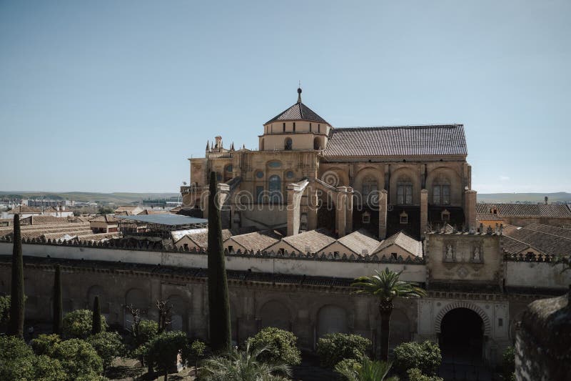 Historic Medieval Building with Turret Stock Photo - Image of large ...